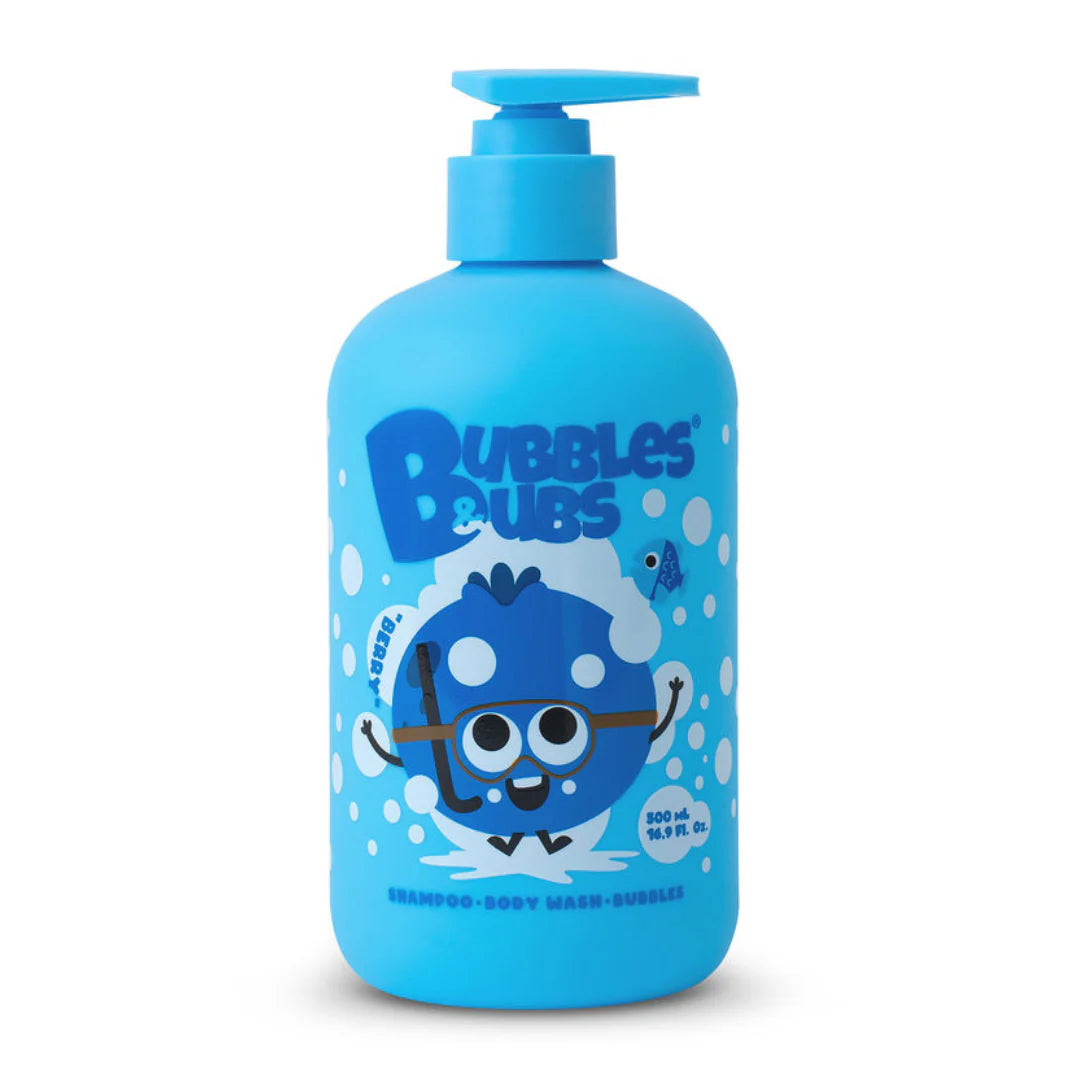 Bubbles & Bubs- 3 in 1 Wash- Berry The Blueberry – The Fashion Baby and Co
