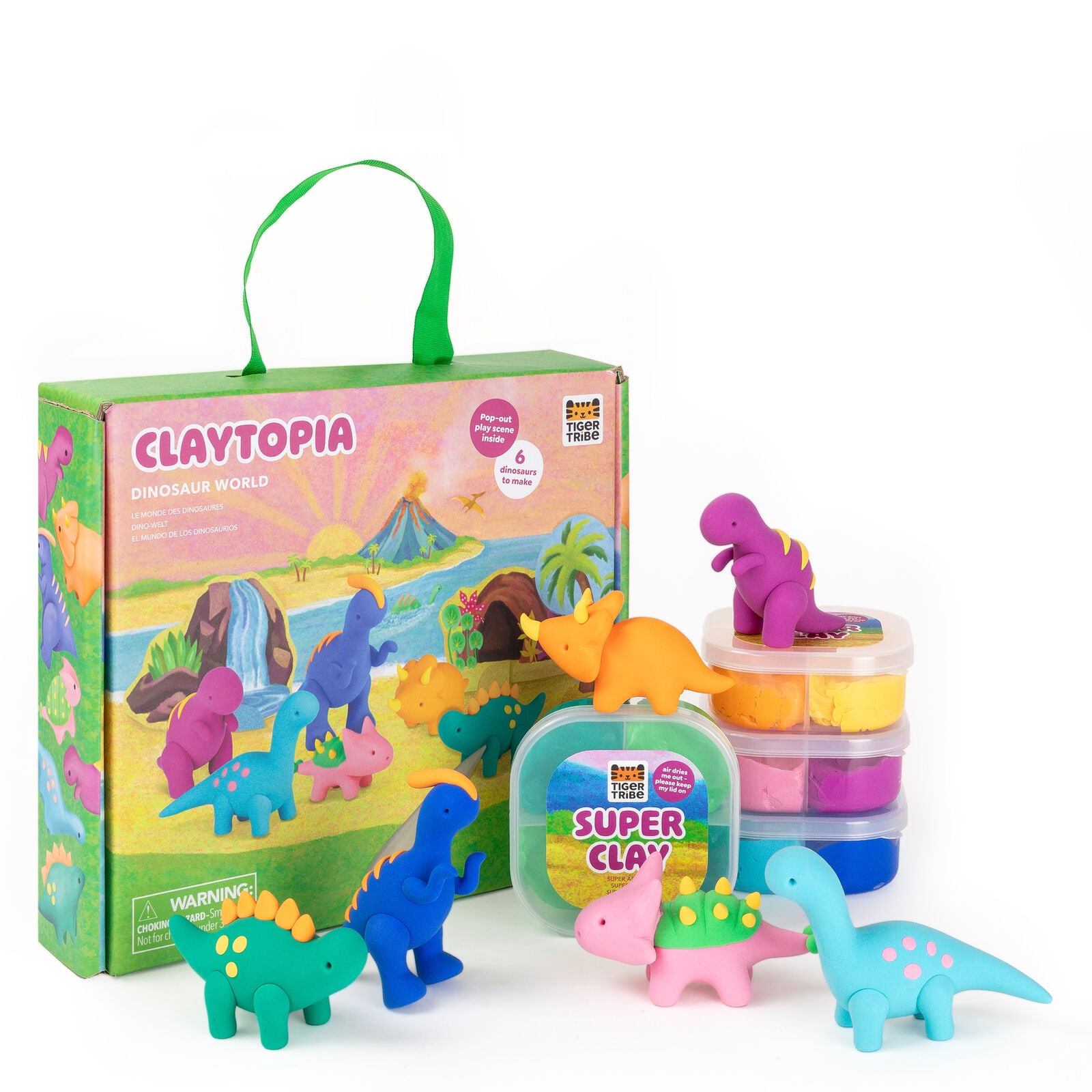 Tiger Tribe- Claytopia- Dino World – The Fashion Baby and Co