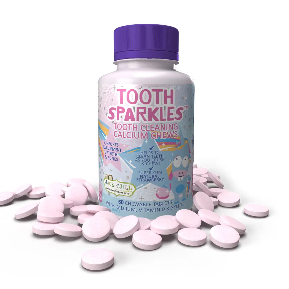Jack N' Jill- Tooth Sparkles- 60 Tablets – The Fashion Baby and Co
