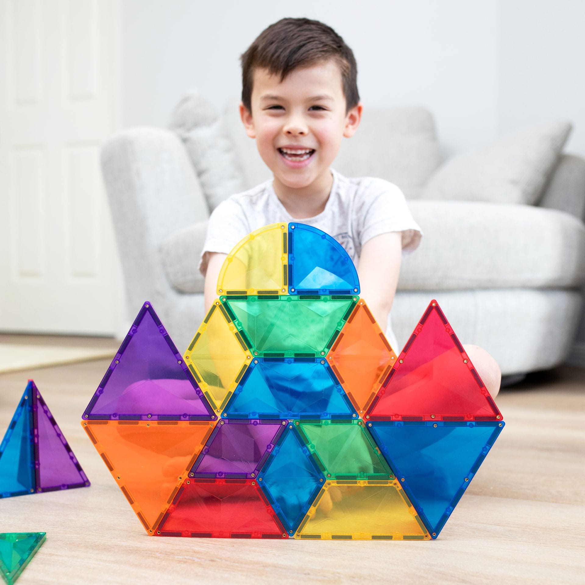 Connetix Tiles- Rainbow Shape Expansion Pack 36 Piece – The Fashion ...