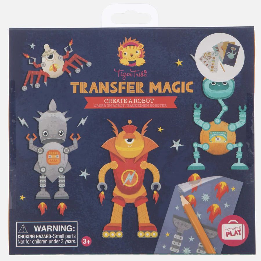 Tiger Tribe - Transfer Magic - Create a Robot – The Fashion Baby and Co