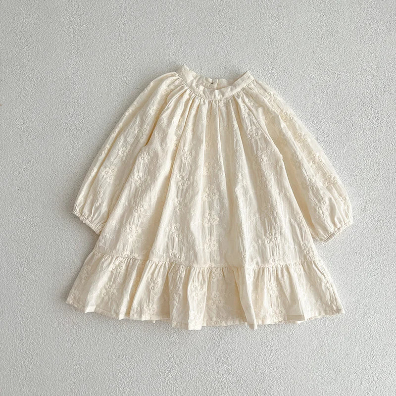 Elle & Lou - Cream Dress – The Fashion Baby and Co